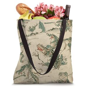 Frog Lover Battle Frog - Japanese Frog Art Japan Frog Battle Tote Bag