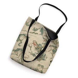 Frog Lover Battle Frog - Japanese Frog Art Japan Frog Battle Tote Bag