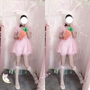 GK-O Lolita Girl Cute Carrot Pattern Plush Shoulder Bag Crossbody Bag Kawaii Handbag Wallet Purse