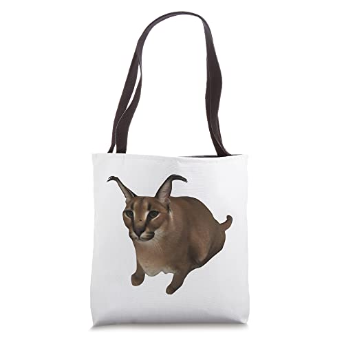 Big Floppa Meme Cat Tote Bag