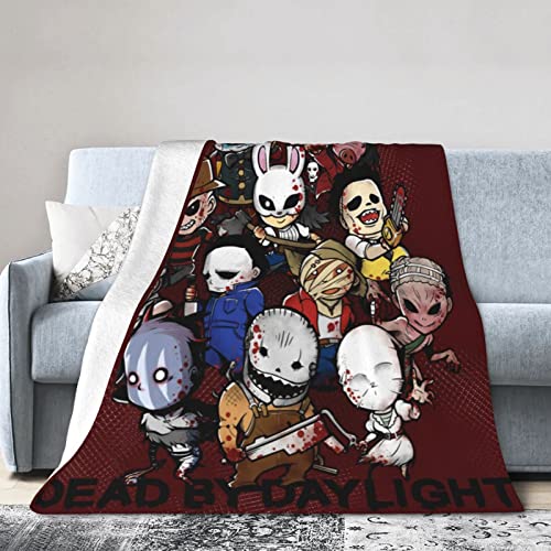 OIUCANP Dead by Daylight Blanket Lightweight Plush Fuzzy Throws Blankets 50"x40"