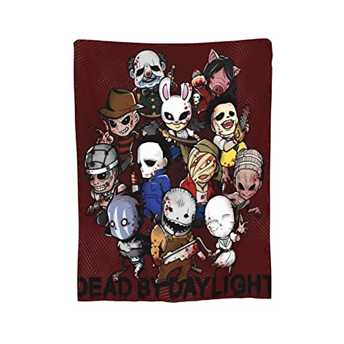 OIUCANP Dead by Daylight Blanket Lightweight Plush Fuzzy Throws Blankets 50"x40"