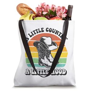 Little Country Little Hood Shirt Country Music Lover Western Tote Bag