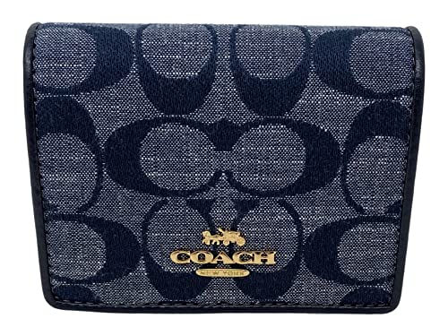 Coach Mini Wallet on a Chain in Signature Chambray Style No. C8667