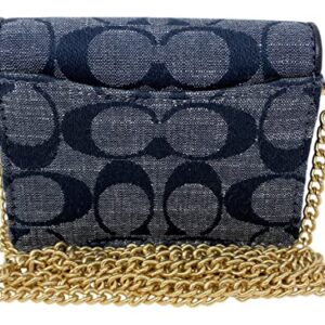 Coach Mini Wallet on a Chain in Signature Chambray Style No. C8667