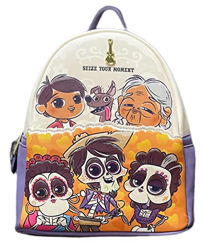 Loungefly Women's Disney Chibi “Coco Family” Double Strap Shoulder Bag Purse