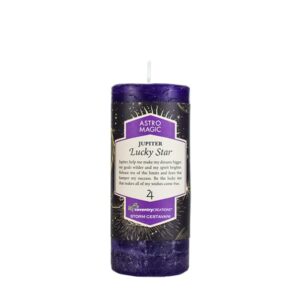 astro magic jupiter – lucky star candle, amc-mer-ju