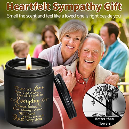 Sympathy Gift in Memory of Loved One Lavender Scented Candle Thoughtful Condolences Grief Gifts for Bereavement Funeral Remembrance Sorry for Your Loss Mother Father