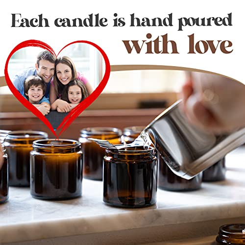 MULCHUM Housewarming Gifts for New Home Lavender Scented Candles Gift for Women Unique Apartment Present for Newlyweds Couple Homeowners Neighbors Families Friends (Brown y)