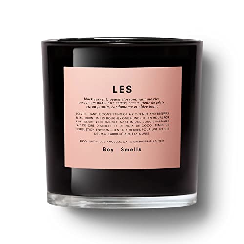 Les Magnum Boy Smells Candle | 110 Hour Long Burn | Coconut & Beeswax Blend | Luxury Scented Candles for Home (27 oz)