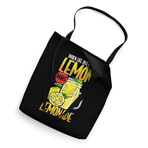 When Life Gives You Lemon Make Lemonade | Positive Quote Tote Bag