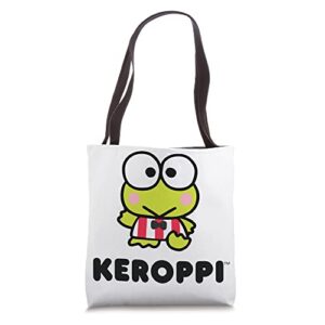 keroppi character front and back tote bag