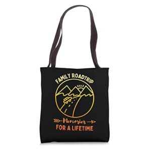 family road trip tote bag