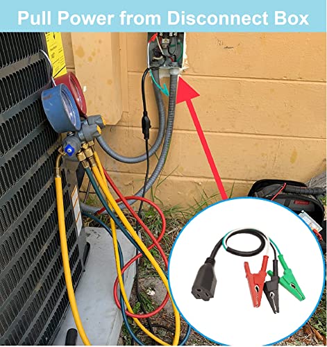 Bytcew HVAC Tools Kit Accessory for Circuit Breaker Finder Vacuum Pump, Ac Guages Clearance and Equipment, Compatible with Yellow Jacket 69522, 69411,RT310,RT250,RT310,ET300,ET310