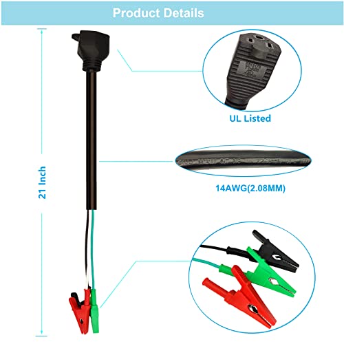 Bytcew HVAC Tools Kit Accessory for Circuit Breaker Finder Vacuum Pump, Ac Guages Clearance and Equipment, Compatible with Yellow Jacket 69522, 69411,RT310,RT250,RT310,ET300,ET310