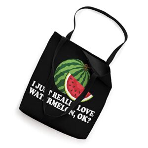 Funny Watermelon Design Watermelons Tote Bag