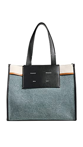 Proenza Schouler White Label Women's XL Morris Canvas Tote, Blue, One Size