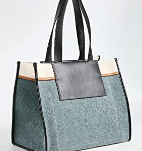 Proenza Schouler White Label Women's XL Morris Canvas Tote, Blue, One Size