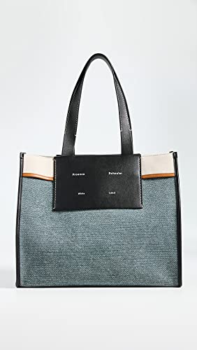 Proenza Schouler White Label Women's XL Morris Canvas Tote, Blue, One Size