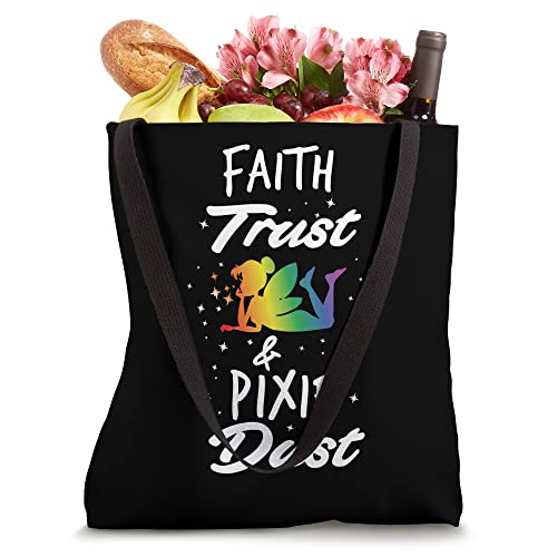 Faith Trust And Pixie Dust Fairy Tote Bag