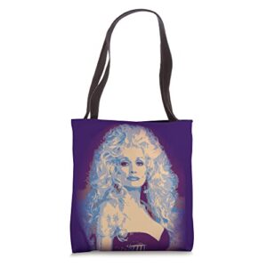 dolly parton dissolved vintage t-shirt tote bag