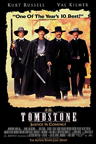 Tombstone - Movie Poster (Regular Style - Black) (Size: 24" x 36")