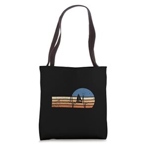 sailing retro vintage for a sailor, sailing tote bag