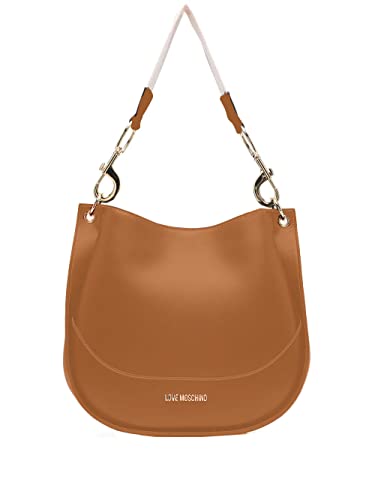 Love Moschino Women's Tan Bucket Crossbody Handbag