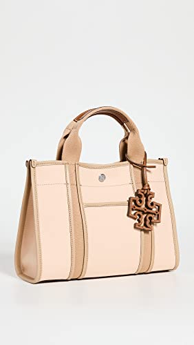 Tory Burch Women's Twill Small Tory Tote, Coy Pink, One Size