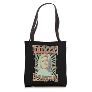 dolly parton vintage print tote bag