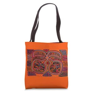 panamanian mola collection from kulawind tote bag