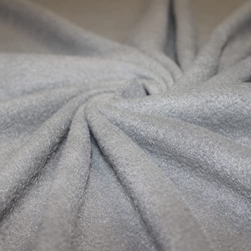 pasanfo 50x60 Inch Cozy Soft Fleece Throw Blanket (Pack of 2, Grey Color)