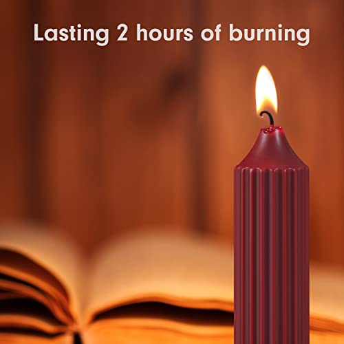 EROKAY Low Temperature Candles, Romantic Candles for Wedding Home (2pcs)