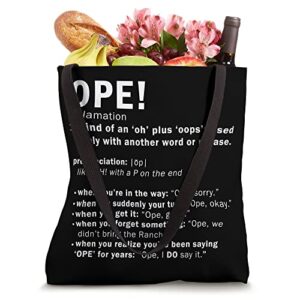 Midwest America "Ope" Tote Bag