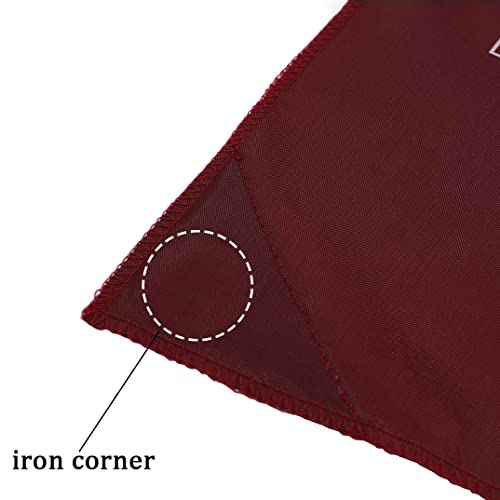 Muslim Prayer Rug Soft Namaz Sajadah Travel Prayer Mat with Compass Water Resistant Praying Carpet for Ramadan, Burgundy