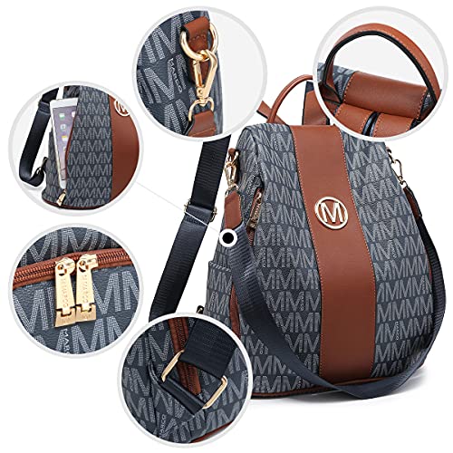 MKP Women Fashion Backpack Handbags with Matching Wallet