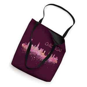 Chicago Skyline Tote Bag