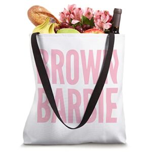 Brown Barbie Tote Bag