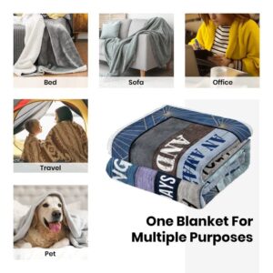 to Son in Law Gift Blanket Birthday Gift Ideal for Son-in-Law Throw from Mother in Law Blankets Soft Warm 50" X 60"