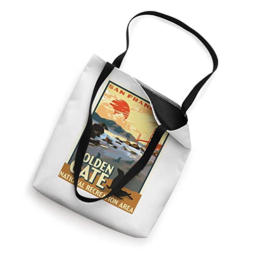 Golden Gate National Rec Area Park Vintage San Francisco Tote Bag