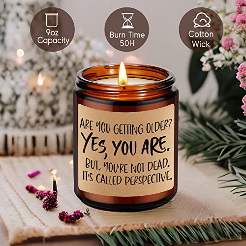 Fairy's Gift Humorous Birthday Gifts for Women, Men - Funny Birthday Candles for Seniors, Elderly Women, Friends - Happy Bday Gifts, Fun Birthday Candles for Men, Dad, Mom, Sister, Brother, Husband