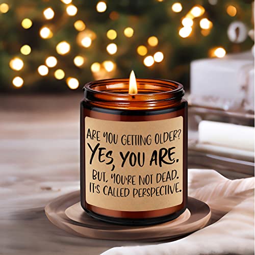 Fairy's Gift Humorous Birthday Gifts for Women, Men - Funny Birthday Candles for Seniors, Elderly Women, Friends - Happy Bday Gifts, Fun Birthday Candles for Men, Dad, Mom, Sister, Brother, Husband