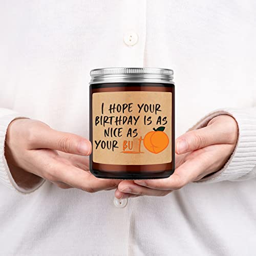 Miracu Scented Candles - Funny Birthday Gifts for Men, Women, Husband, Best Friend - Unique Birthday Gifts for BF, Girlfriend, Wife, Boyfriend - Gay Birthday Gifts - I Hope Your Day is as Nice as Your