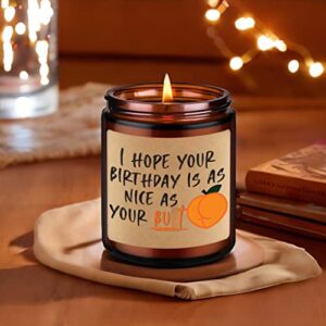 Miracu Scented Candles - Funny Birthday Gifts for Men, Women, Husband, Best Friend - Unique Birthday Gifts for BF, Girlfriend, Wife, Boyfriend - Gay Birthday Gifts - I Hope Your Day is as Nice as Your