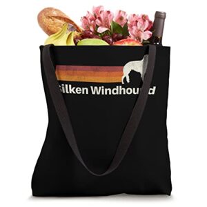 Vintage Silken Windhound Retro Mom Dad Dog Tote Bag