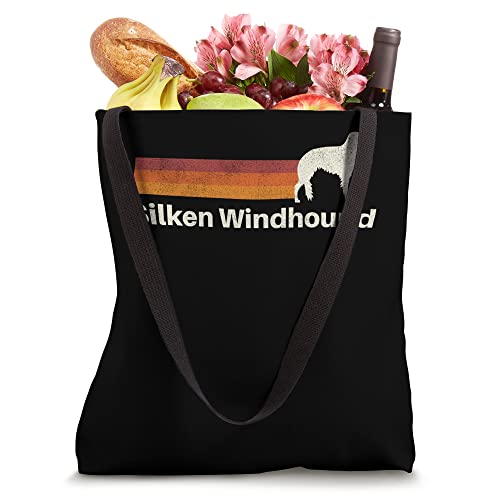 Vintage Silken Windhound Retro Mom Dad Dog Tote Bag