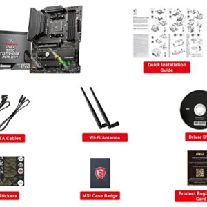 MSI MAG B550 Tomahawk MAX WiFi Gaming Motherboard (AMD AM4, DDR4, PCIe 4.0, SATA 6Gb/s, M.2, USB 3.2 Gen 2, HDMI/DP, ATX, Wi-Fi 6E, AMD Ryzen 5000 Series Processors)