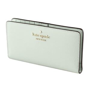 kate spade new york staci large slim bifold wallet in crystal blue