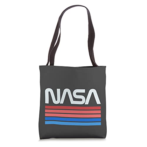 60s 70s Vintage Retro NASA Worm Logo Vintage NASA gift idea Tote Bag