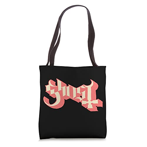 Ghost - Pastel Orange Logo Tote Bag